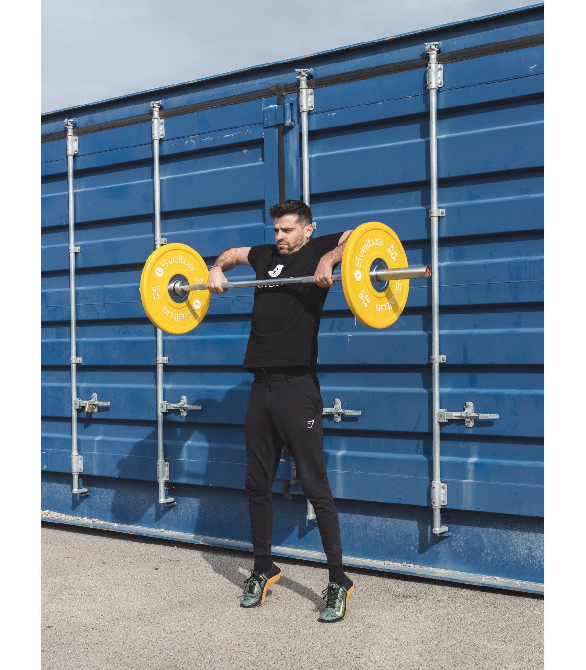 Short bar competition 15 kg - Olympic bar 175 cm for confined spaces