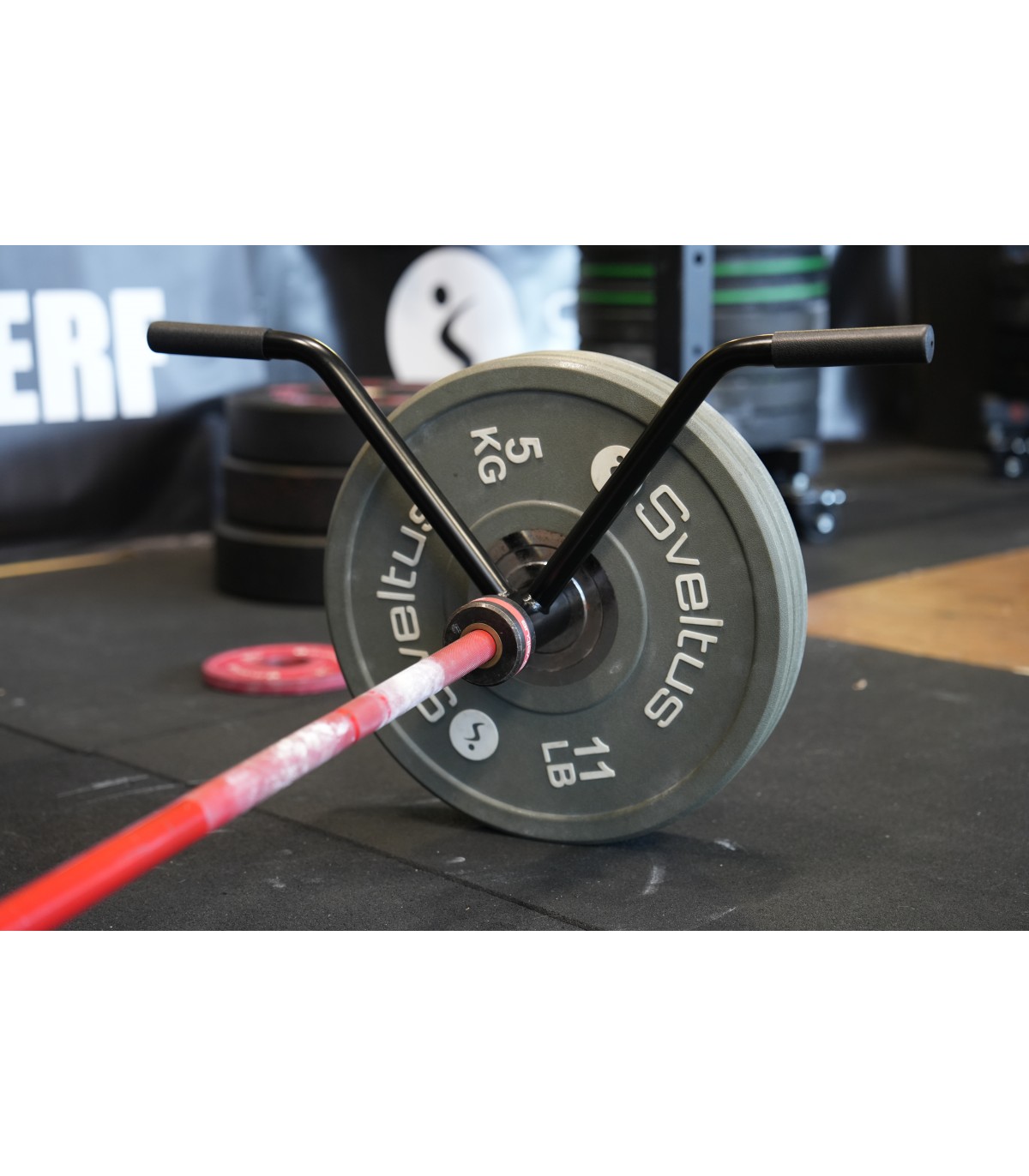 T-Bar Landmine Sveltus handle - Accessory for horizontal pull with ...